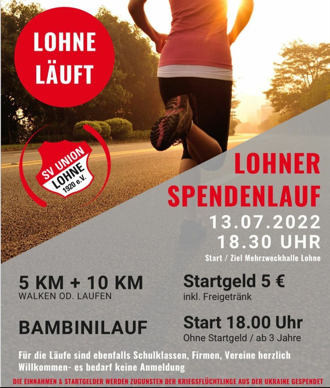 Spendenlauf 2022 - Spendenlauf - Laufen - Sportangebote | SV Union ...
